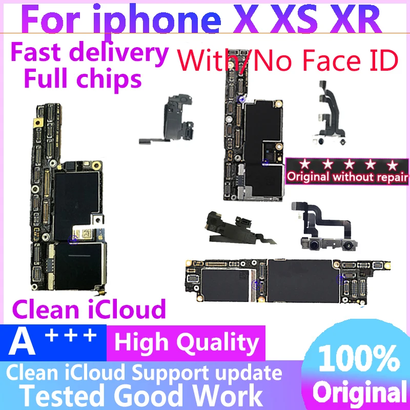 Iphone Xr Motherboard Face Id Unlocked 256gb - 100% Original Board X ...
