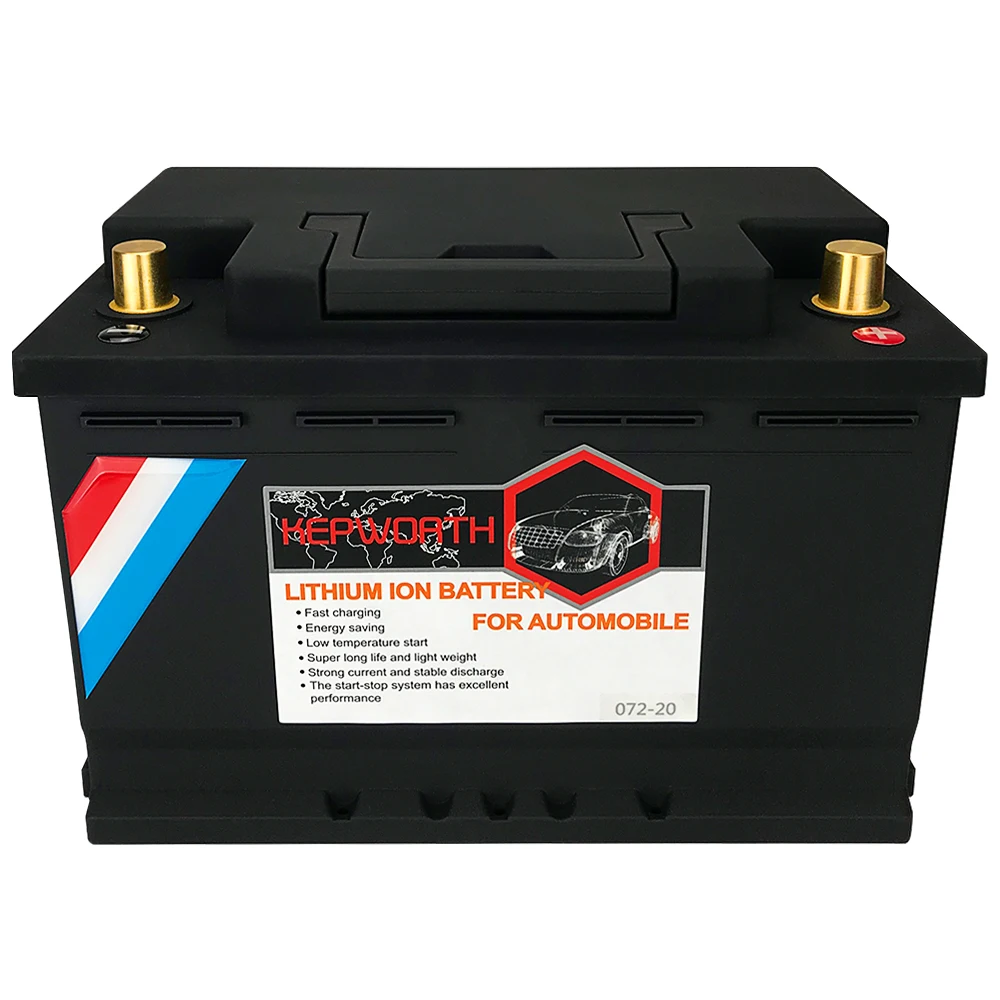 KEPWORTH 072-20 VDE Lithium Iron Battery 12V 70AH CCA1300A LiFePO4 Pack ...