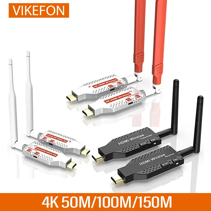 VIKEFON-5-8G-4K-1080P-50M-100M-150M-Wireless-HDMI-Video-Transmitter ...