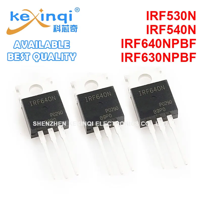 10pcs-IRF530N-IRF540N-IRF630NPBF-IRF640NPBF-TO-220-N-Channel-200V-18A ...