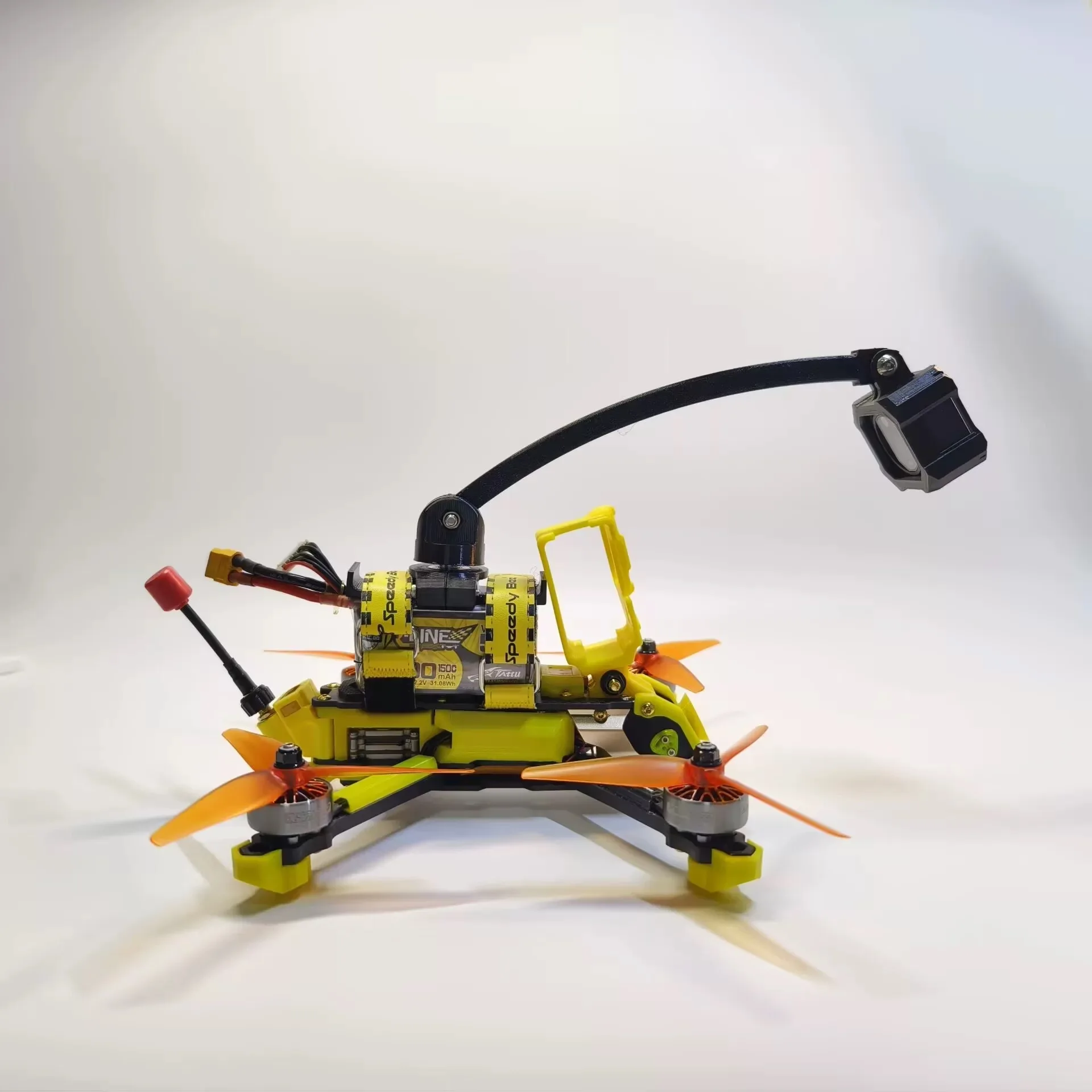 FPV Camera 360-Degree Rotating Selfie Stick 3D TPU Printed Mount Offers ...