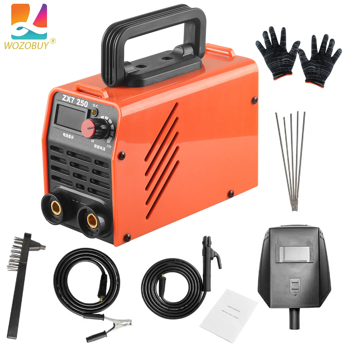 Welder-Machine-250A-ZX7-Portable-MMA-Welding-Machine-IGBT-Inverter ...