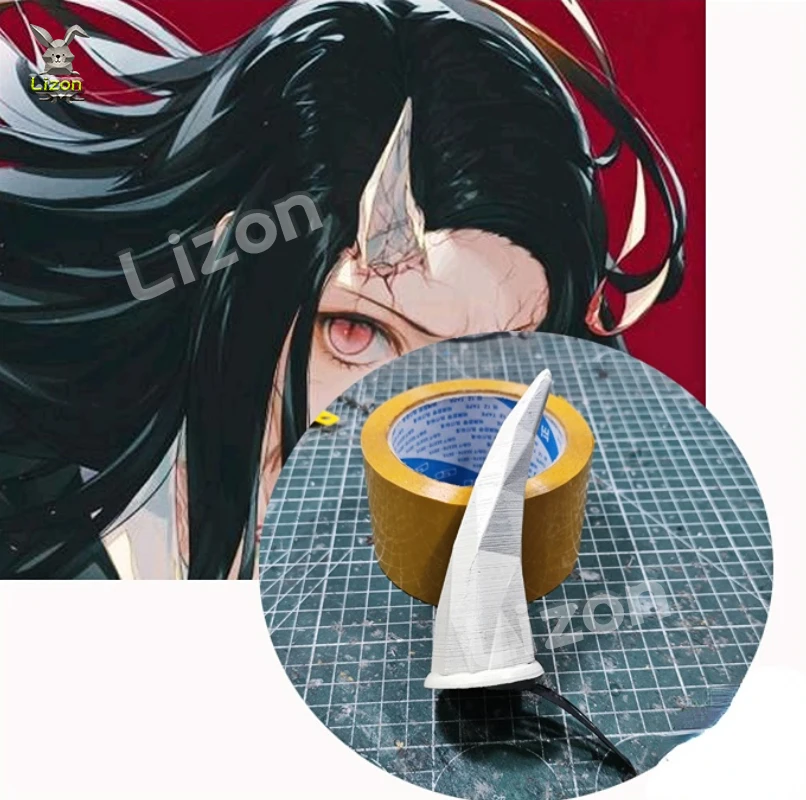 Demon-Slayer-Kimetsu-No-Yaiba-Nezuko-Kamado-Cosplay-cuernos-de-demonio ...