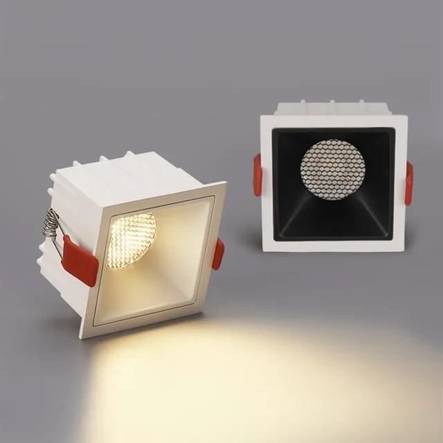 Recessed Square LED Ceiling Spotlights - Lighting4Home