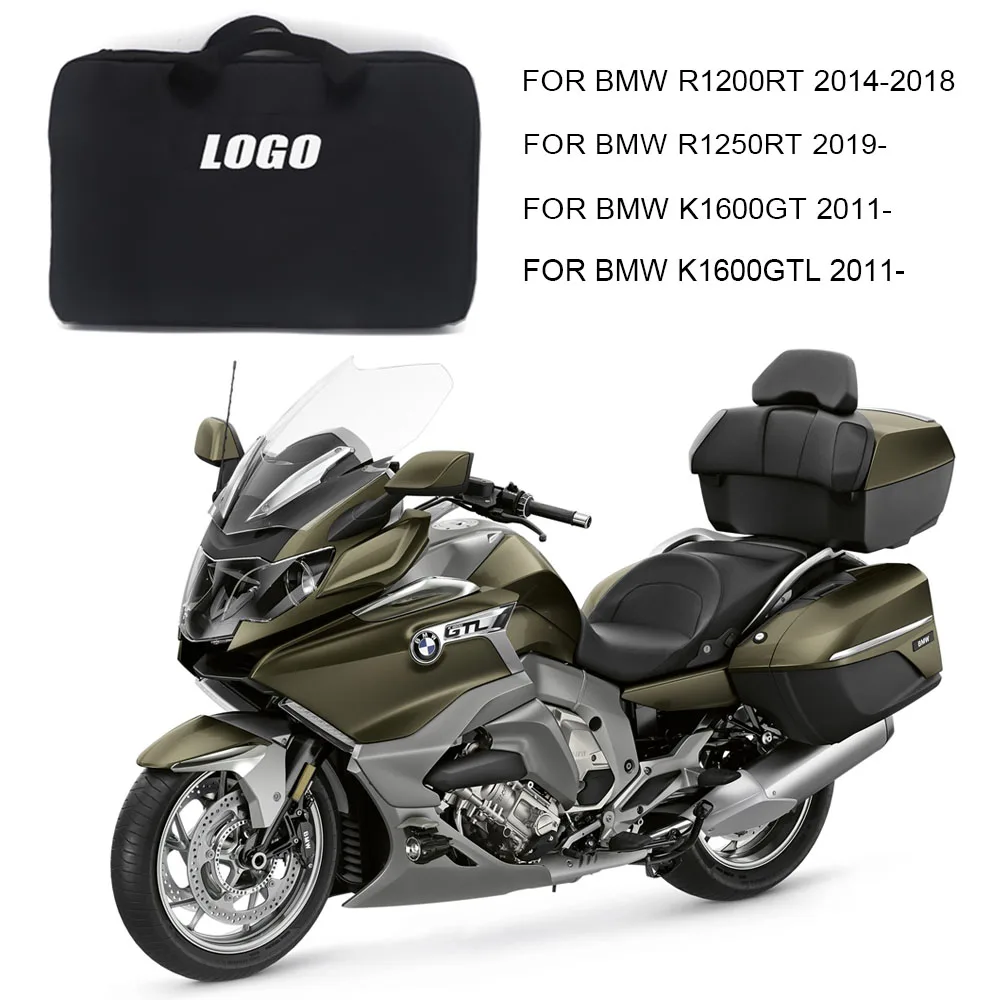 Black Tour Pak Motorcycle Organizer Lid Storage Bag FOR BMW K1600GT ...