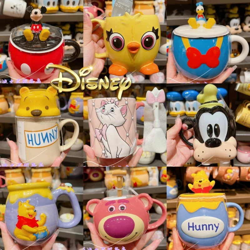 Disneyland-taza-de-Mickey-Minnie-Judy-Vinny-Pato-Donald-Goofy-azul ...