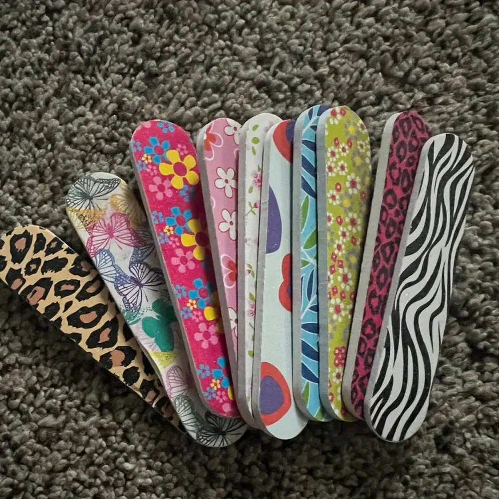 10pcs-Nail-File-Double-Side-Manicure-Mini-Buffer-Nails-Polish-Clean ...