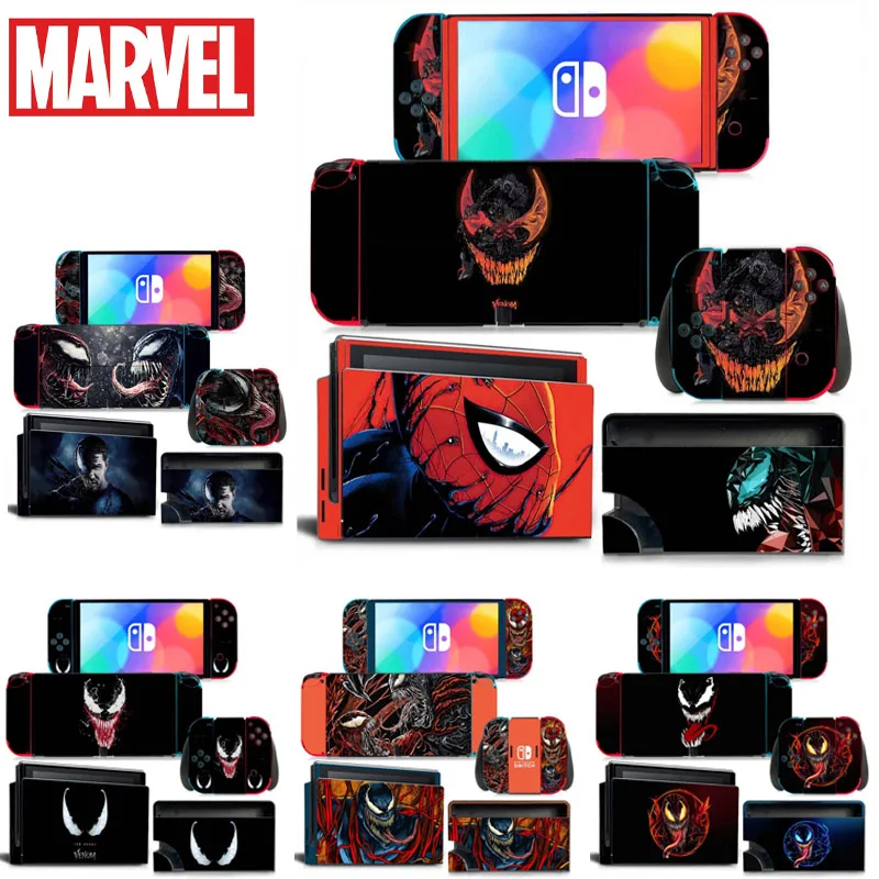Marvel-Venom-Skin-Stickers-for-Nintendo-Switch-OLED-NS-Non-slip-Anti ...