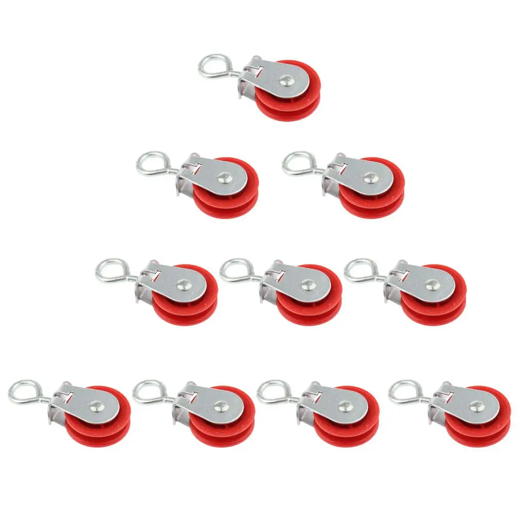 10-Pcs-Pulleys-for-Automatic-Chicken-Coop-Door-Opener-Poultry-Chicken ...