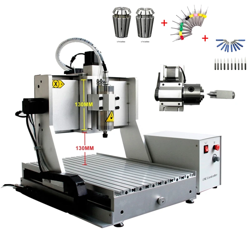 LY CNC fresadora USB de 4 ejes para madera y metal, herramienta ...