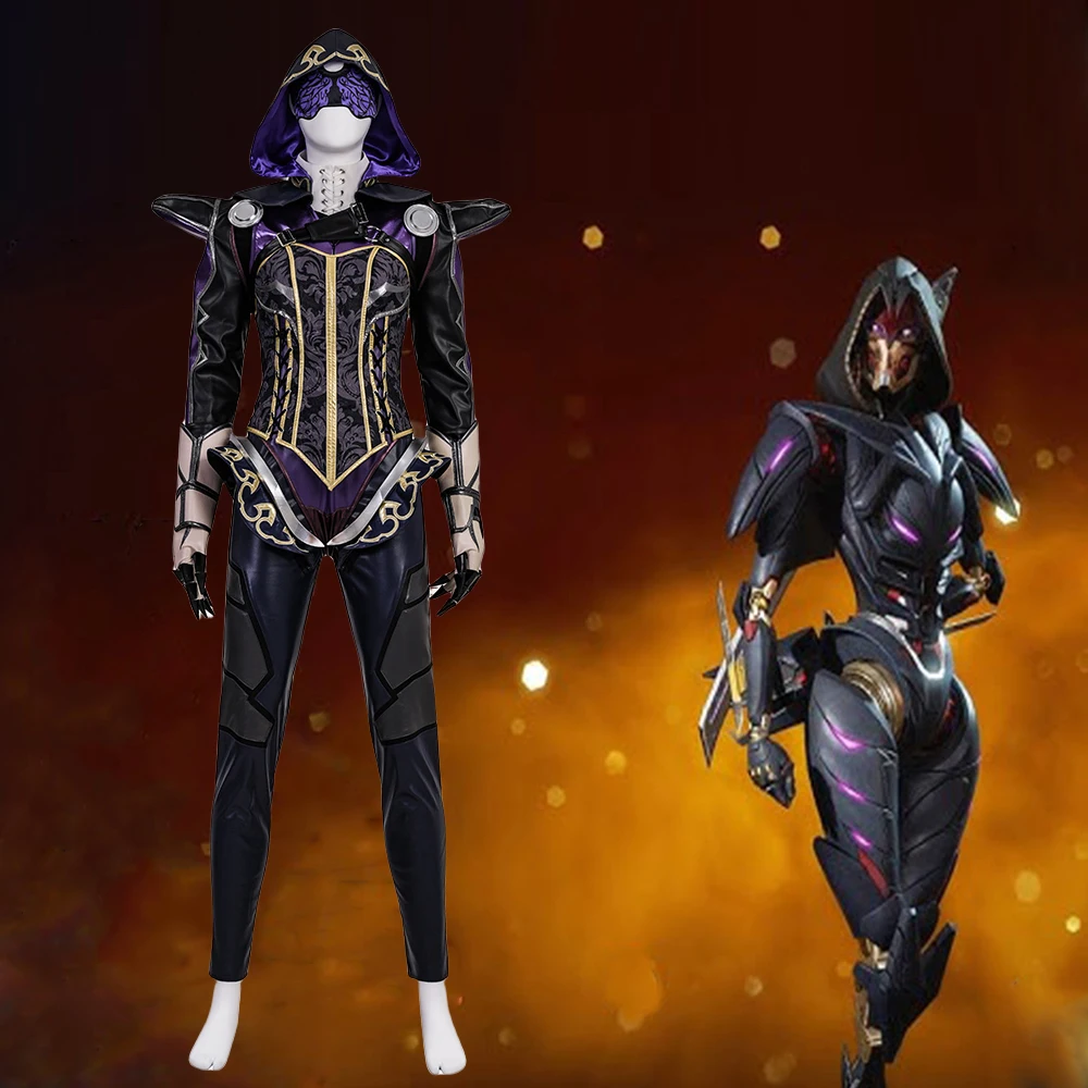 Game Apex Ash Cosplay Laced Lethality Costume Punk Retro New Skin ...
