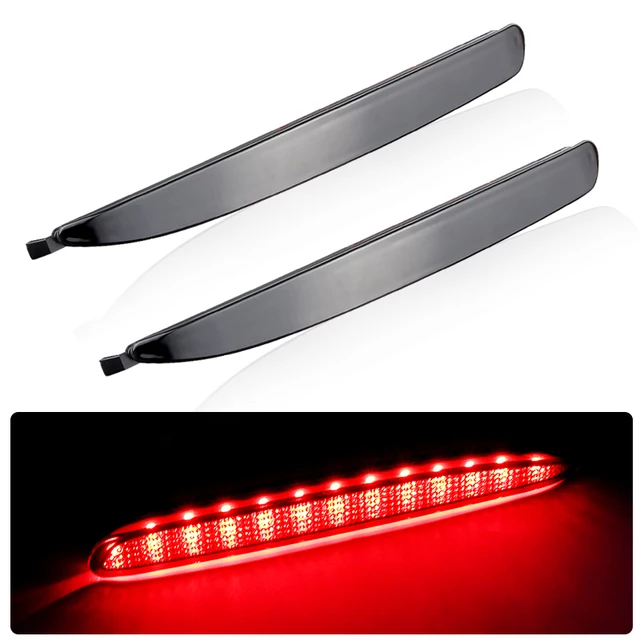 2Pcs LED Bumper Reflector lamp Rear Brake Stop Light for Mazda 6 2003 ...