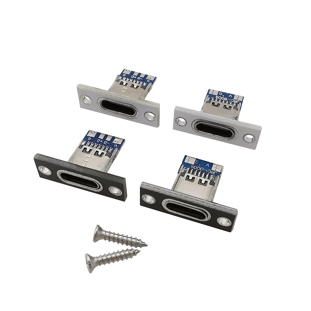 1-10Pcs Type C USB 3.1 Jack 2 Pin 4 Pin Female Connector Charging Port ...