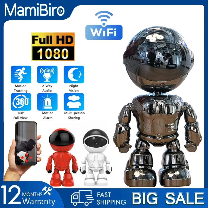 Indoor-Wireless-Robot-Camera-2MP-HD-Image-Quality-Infrared-Night-Vision ...