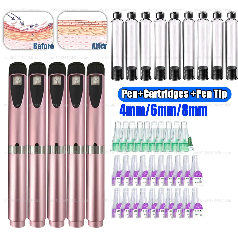 Precise Dosing Injection Pen 3ml Empty Cartridges Cassette Bottle 4/6 ...