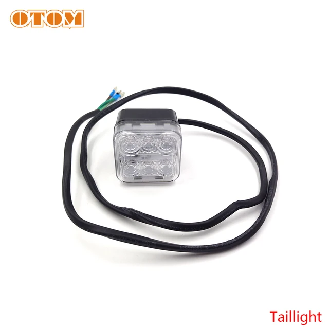 OTOM Motorcycle LED Tail Light Stand Taillight Mount Bracket Motocross ...