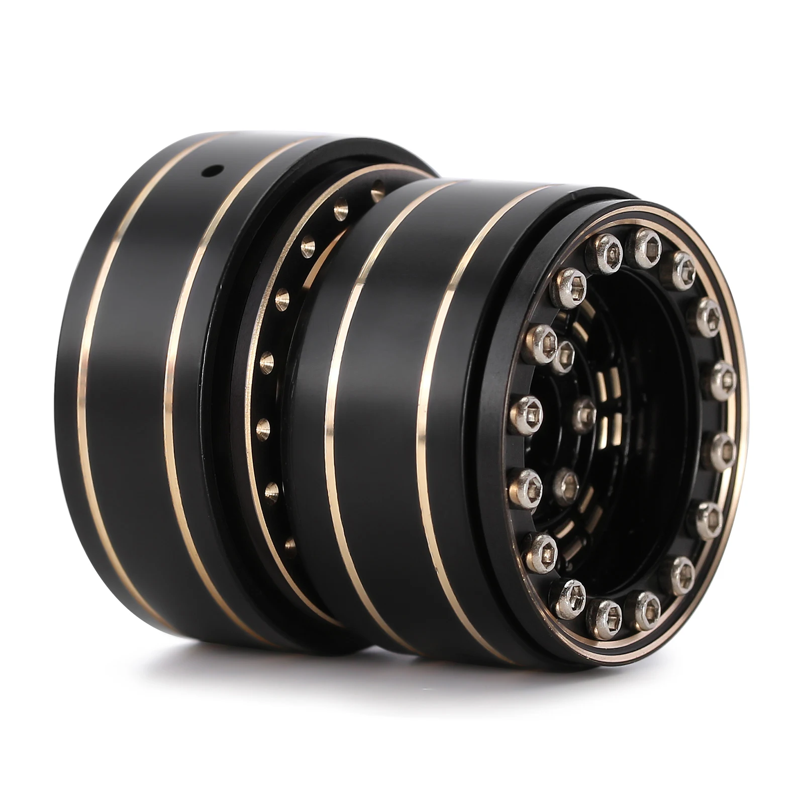 Injora Scx24 Wheels INJORA 1.0 Plus Brass RC Crawler Wheels - Grey ...