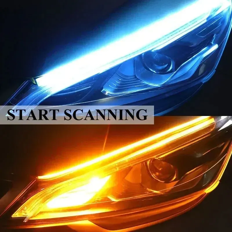 Flex-vel-Strip-Car-Daytime-Running-Light-DRL-Auto-Far-is-Luzes-de-fluxo ...