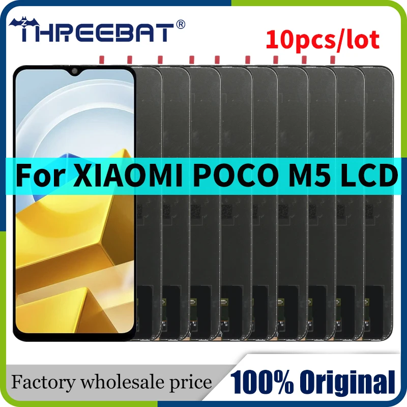 10pcs-lot-Wholesale-LCD-Original-For-XIAOMI-POCO-M5-LCD-22071219CG ...