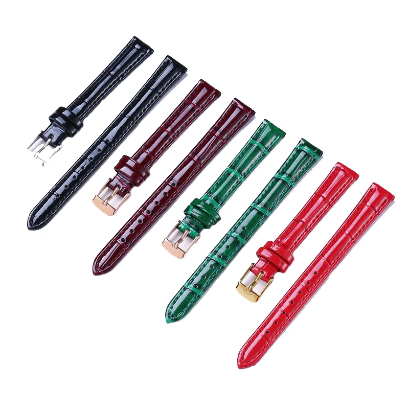 flash-sale-Leather-watch-strap-shining-genuine-bamboo-Watch-Srtap-10mm ...