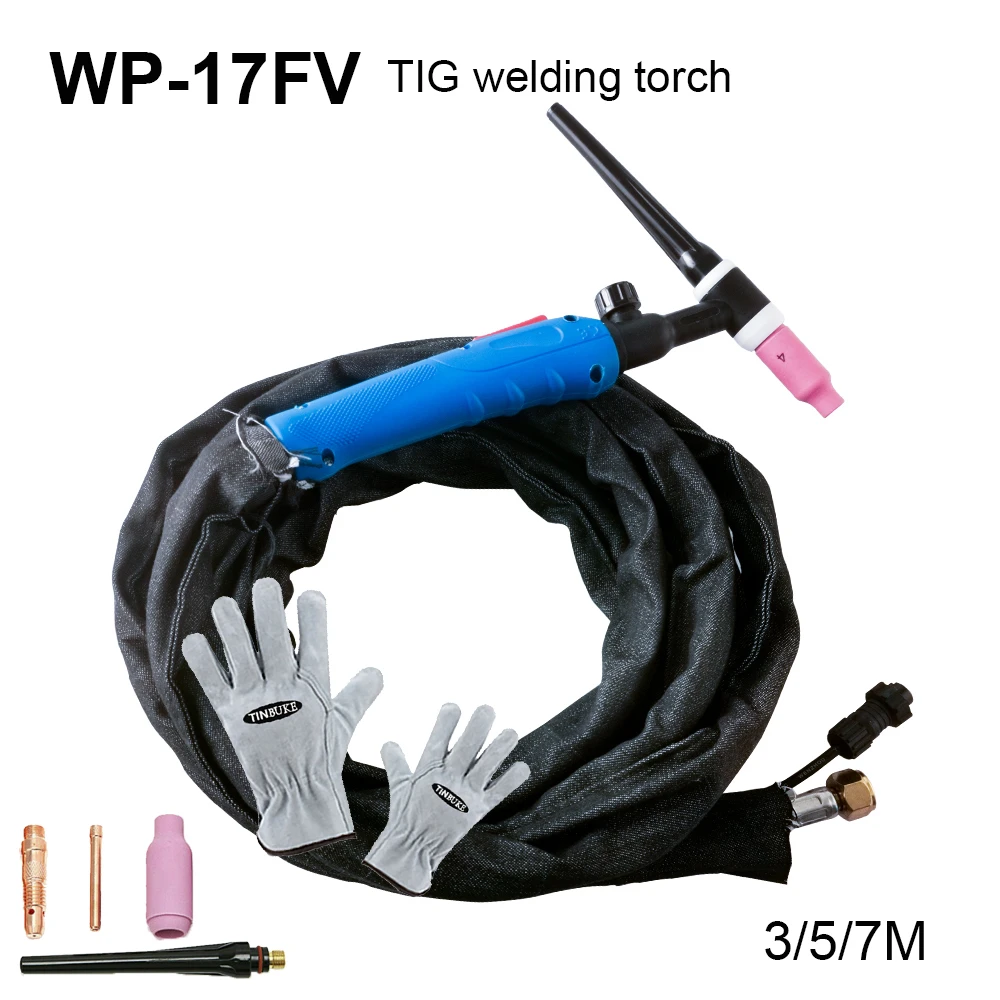 Tig Welding Tig Argon Arc Welding Machine Tig200a Welding Torch Wp-17fv ...