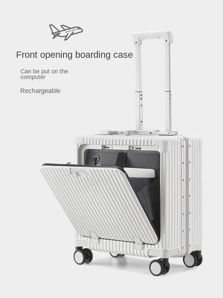 18-Inch-Boarding-Travel-Box-Multi-Functional-Luggage-Aluminum-Frame ...