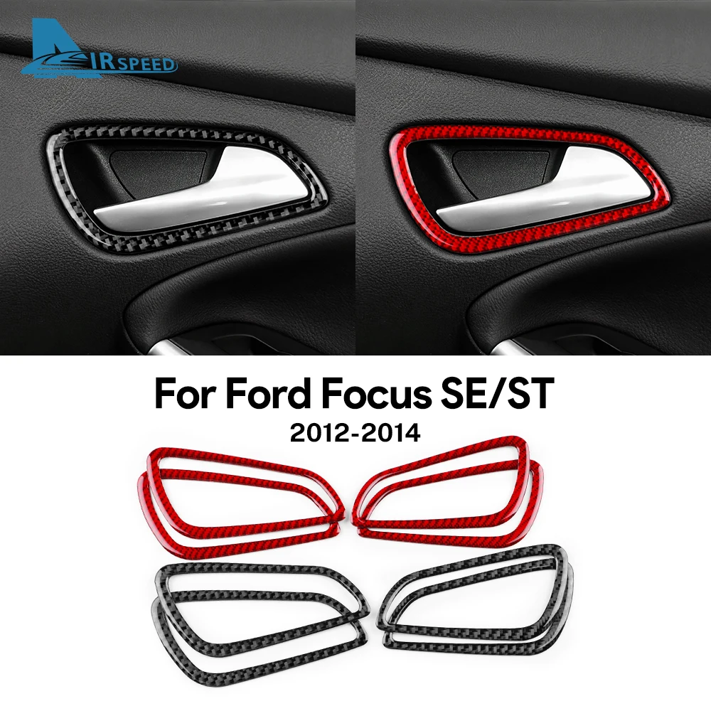 Real Soft Carbon Fiber Sticker For Ford Focus SE ST Ecoboost 2012 2013 ...