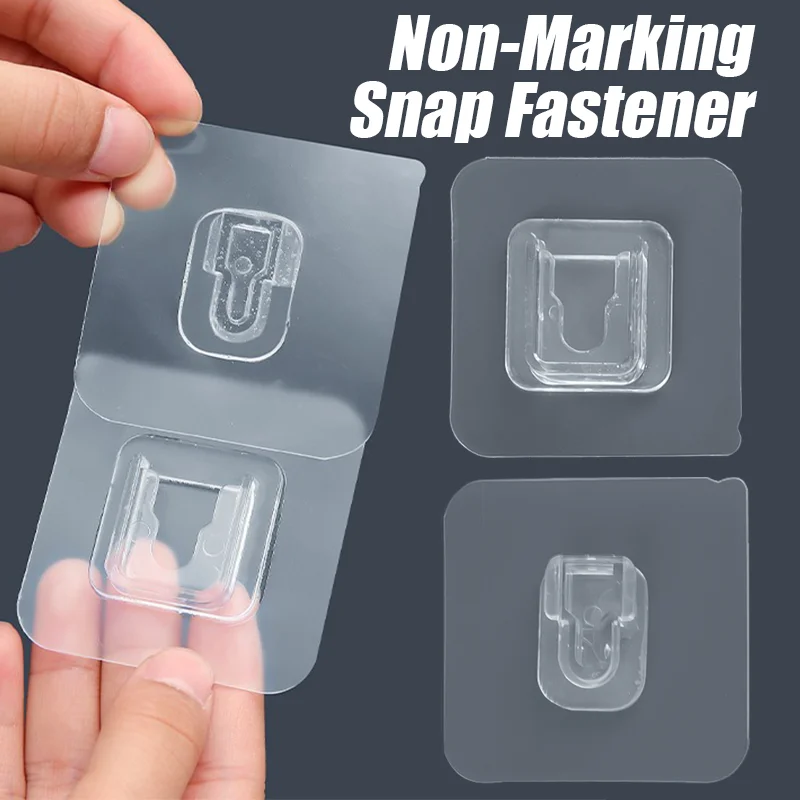 Double-Sided-Adhesive-Wall-Hook-Strong-Traceless-Hook-Self-Adhesive ...