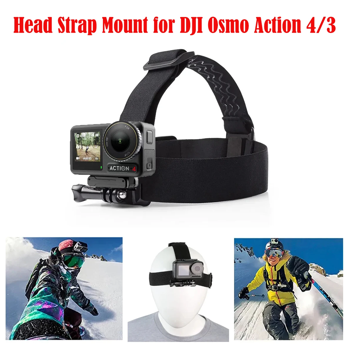 Head-Strap-Mount-for-DJI-Osmo-Action-4-3-Insta360-Ace-Pro-Go3-GoPro-12 ...