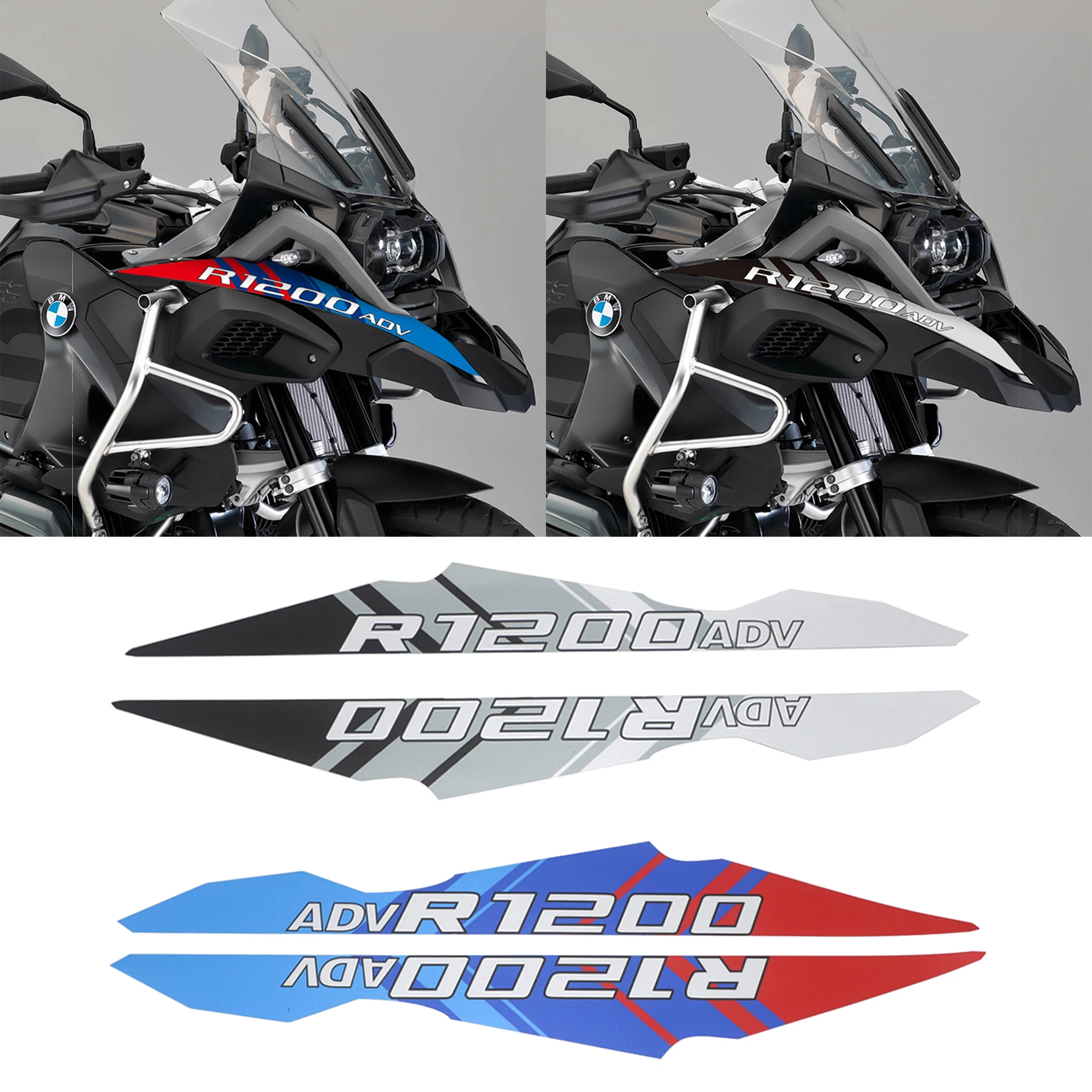 For-BMW-R1200GS-ADV-Motorcycle-Accessories-Logo-Sign-Sticker-Nib-Front ...