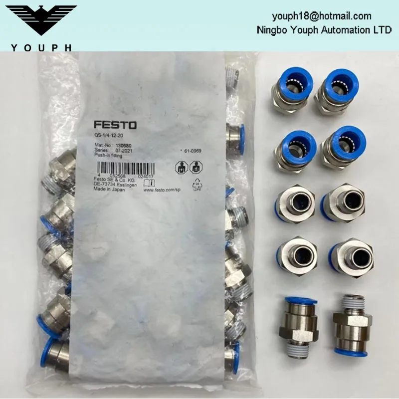 Festo Original Qs-1/4-12 130680 Pc Felszerelés Gyors Csatlakozó – FIXO.hu
