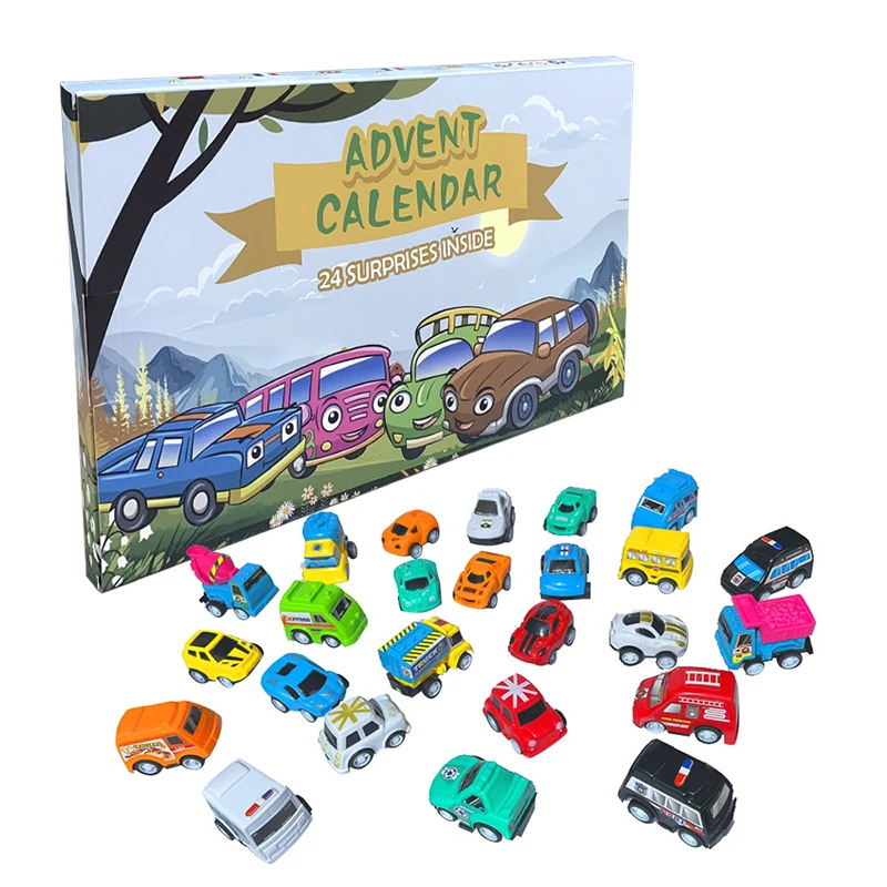 Calendario de Adviento 24 piezas/caja Calendario de Adviento Figuras de ...