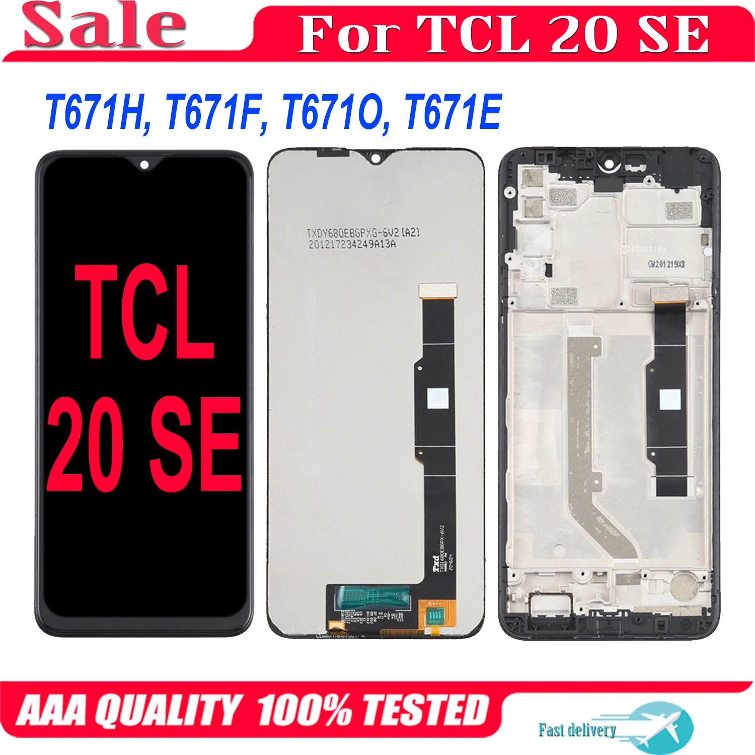 Pantalla LCD Original para TCL 20 SE 20SE, montaje de digitalizador con pantalla táctil, TCL20SE ...