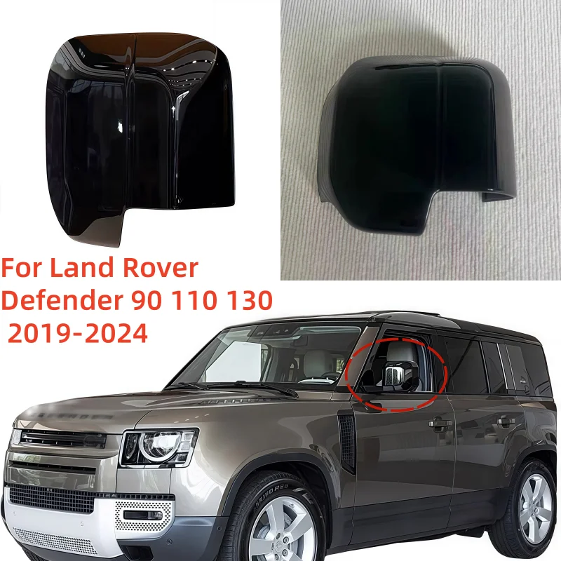 For Land Rover Defender 90 110 130 2019-2024 Rearview Mirror Cover ...