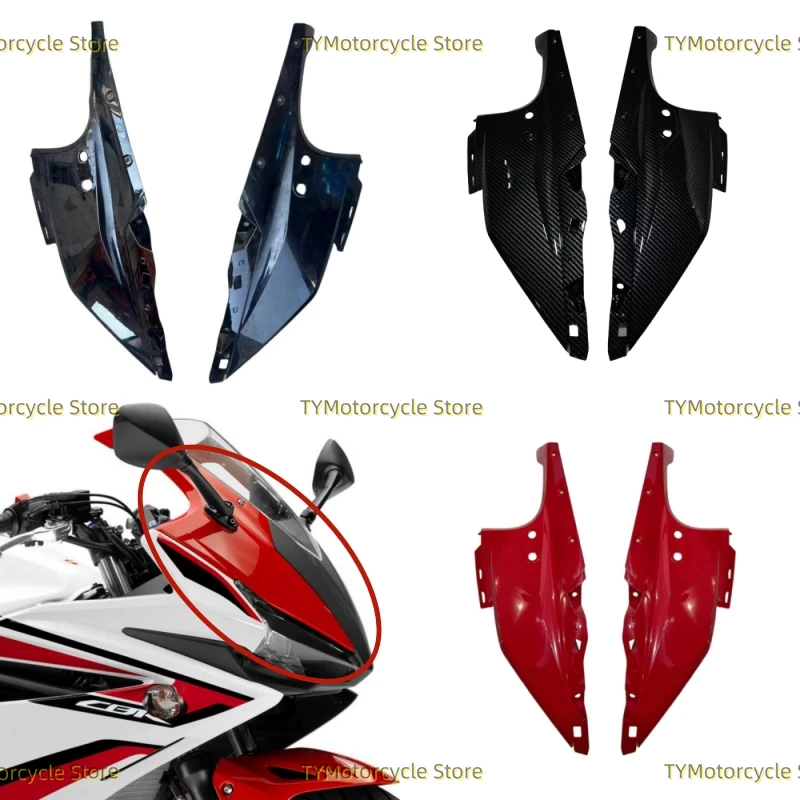 Motorcycle Front Upper Fairing Headlight Cowl Nose Side Panel Fit For ...