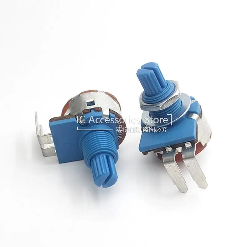 5PCS Potentiometer With Switch B500K B504 Speed Regulating Dimming Lamp ...
