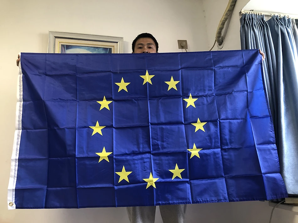 SKY FLAG EU flag 90x150CM hanging polyester eu european europe union ...