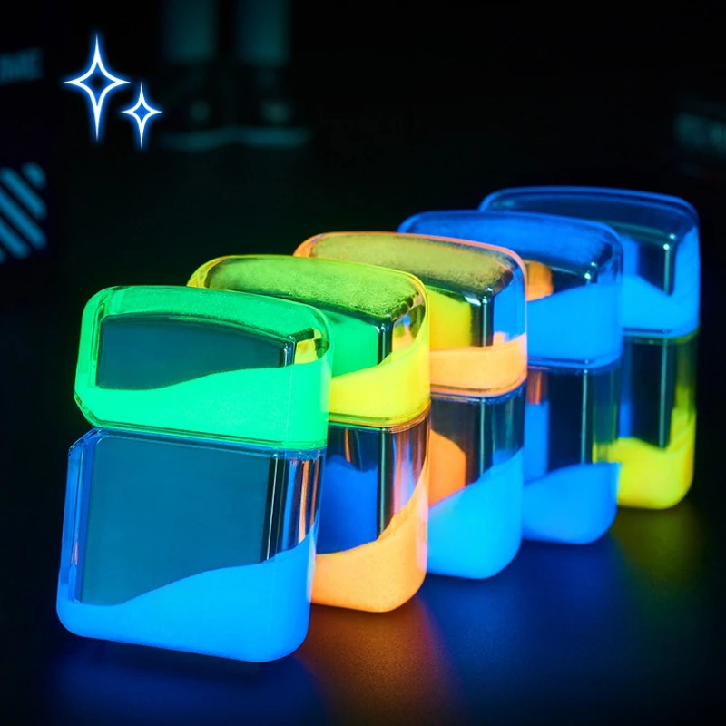 New Luminous Quicksand Grinding Wheel Lighter Unique Beautiful Shape ...