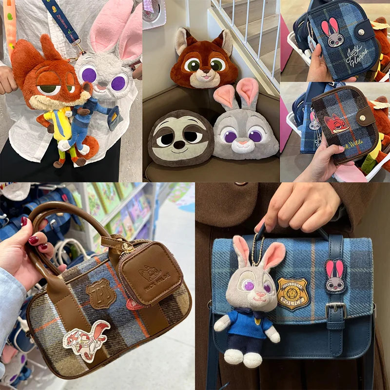 Disney-Zootopia-Series-Judy-Nick-Wilde-Baseball-Bag-Pendant-Retro-Doll ...