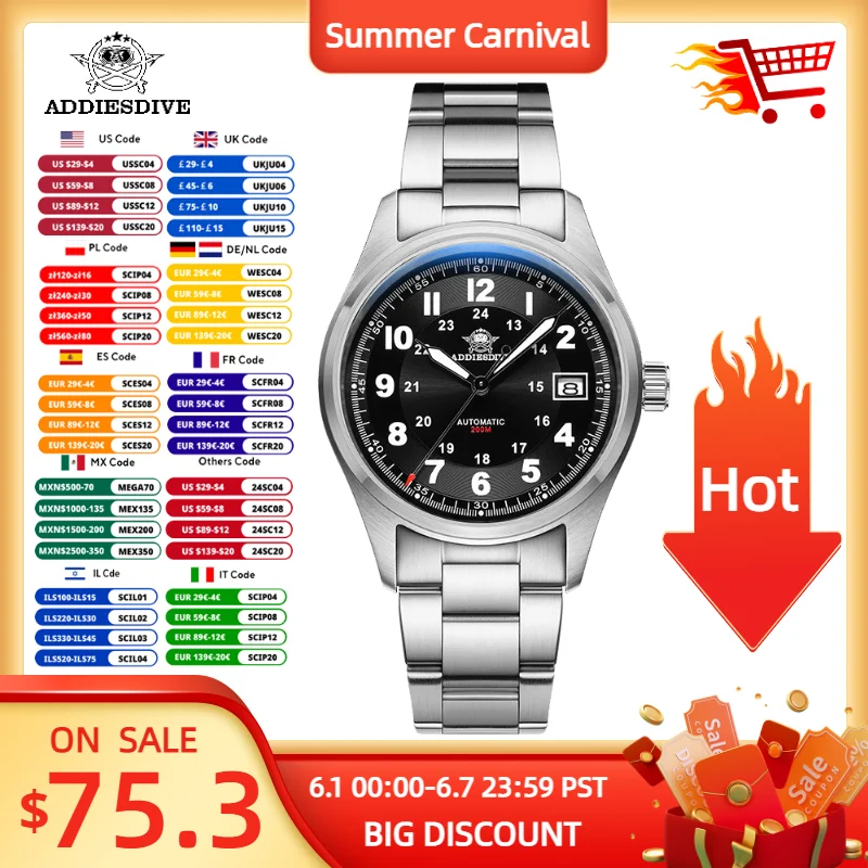 ADDIESDIVE-New-NH35-Men-s-Watch-Sapphire-39mm-Pilot-Automatic-Watch ...