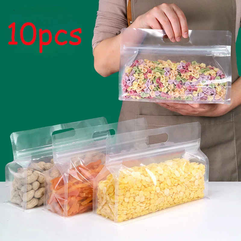 10pcs Fresh Bag Silicone Food Storage Containers Leakproof Containers ...