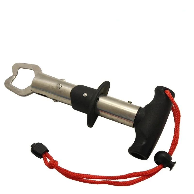 Stainless-Steel-Red-Rope-T-type-Straight-Gun-Handle-Luya-Pliers-Fish ...