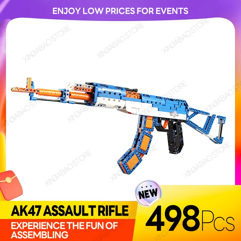 Cada SWAT Militar WW2 Arma AK47 GUN Blocos Brinquedos para Crianças ...