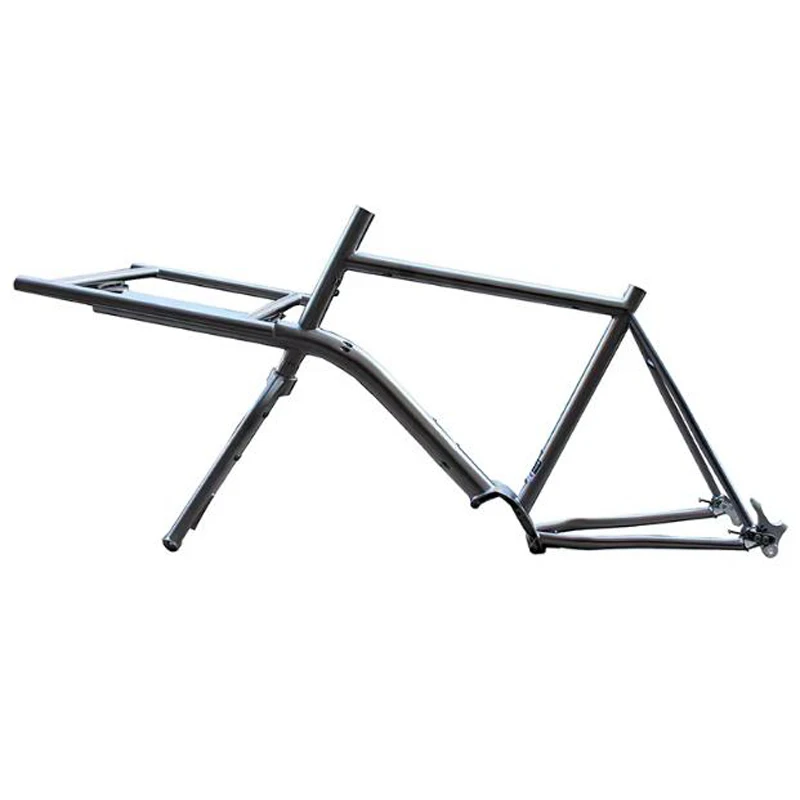 titanium cargo bike frame Pinion gear box Ti cargo bike frames Pinion ...