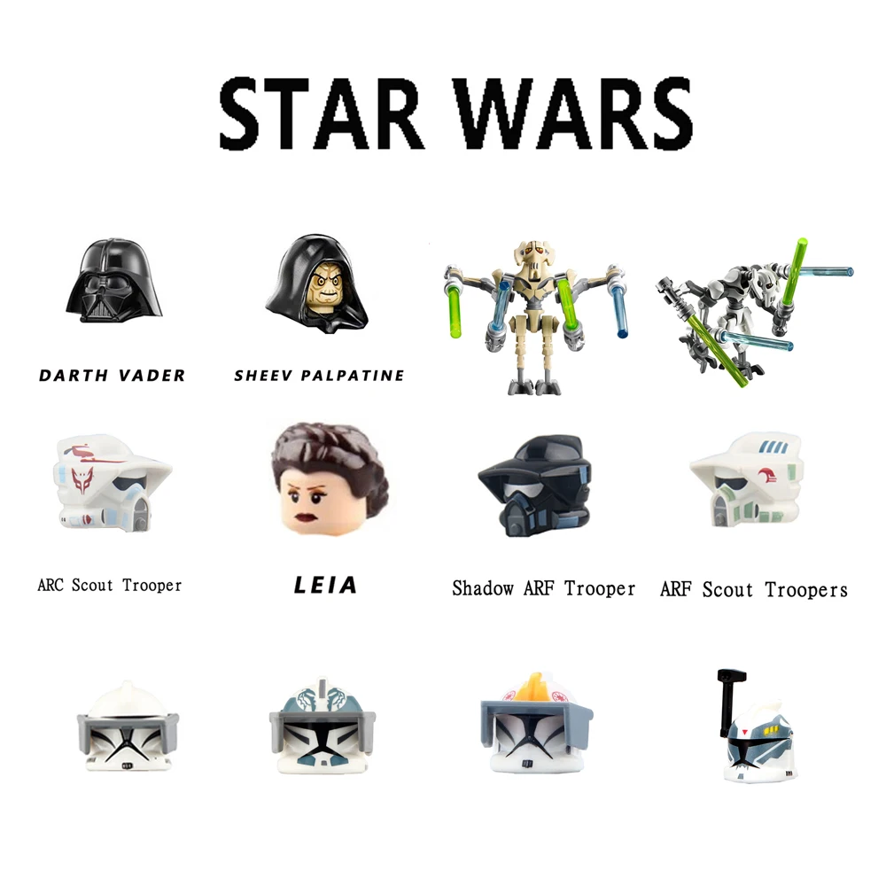 PG615-633 Building Blocks Clone Trooper Series Bricks ARF Scout ...