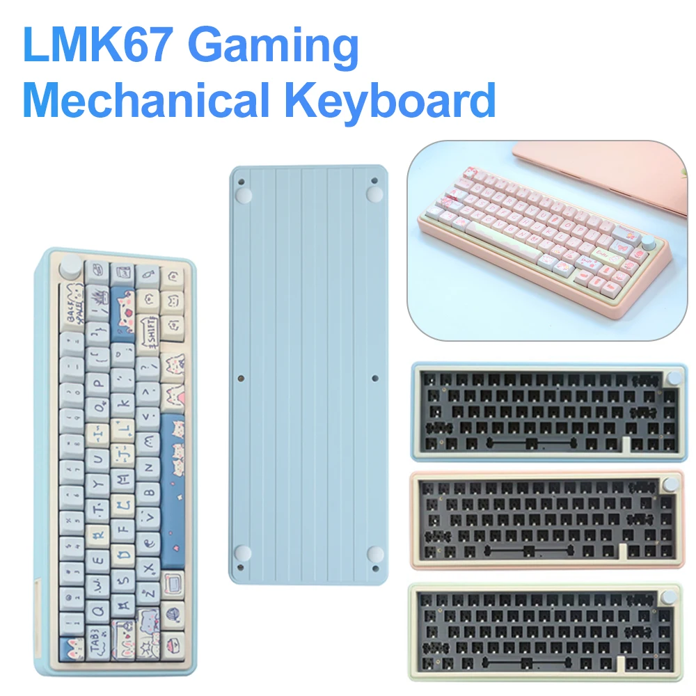 LMK67-DIY-Gaming-Mechanical-Keyboard-Kit-with-Knob-RGB-Backlight-67 ...