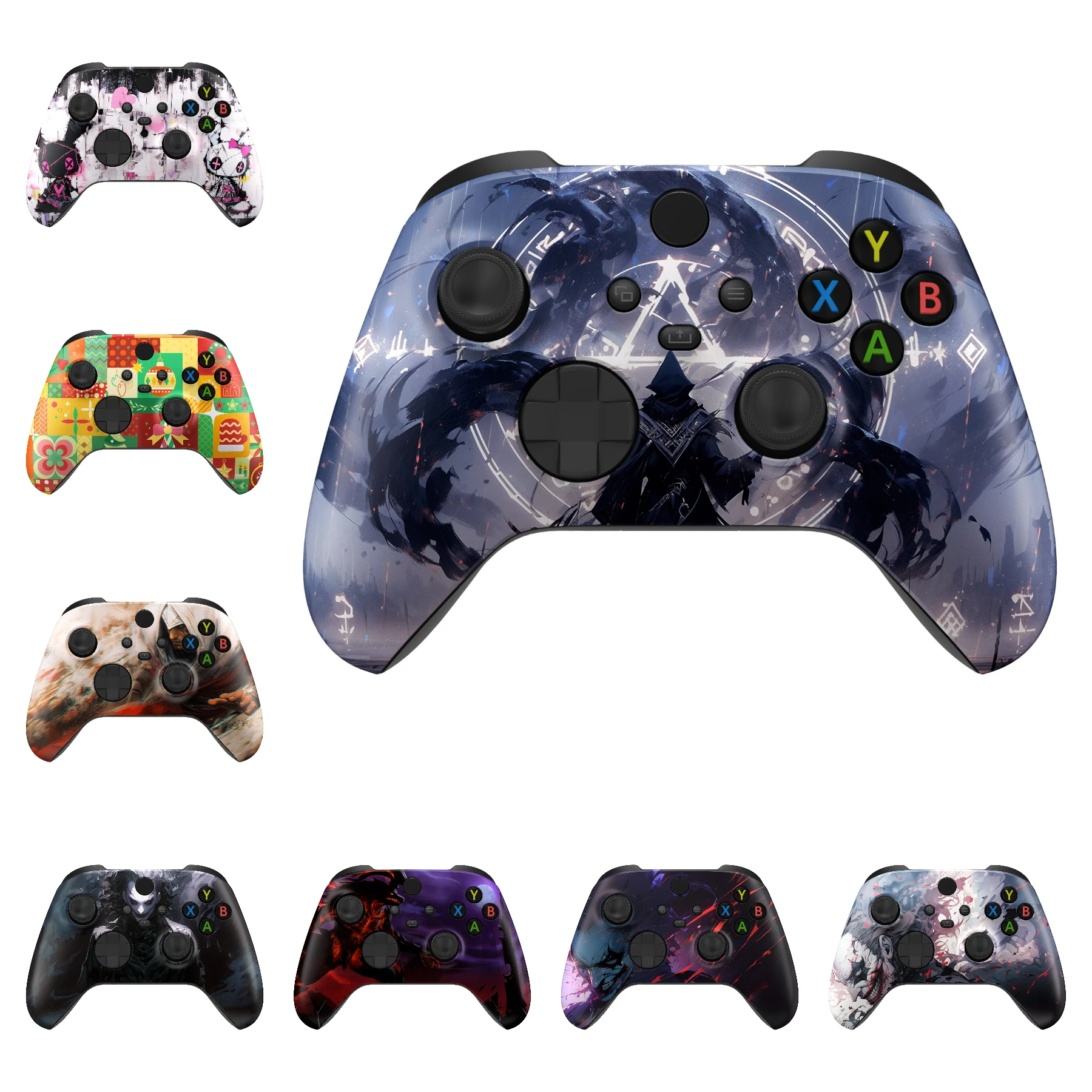 eXtremeRate Custom Pattern Part Faceplate, Soft Touch Grip Front ...
