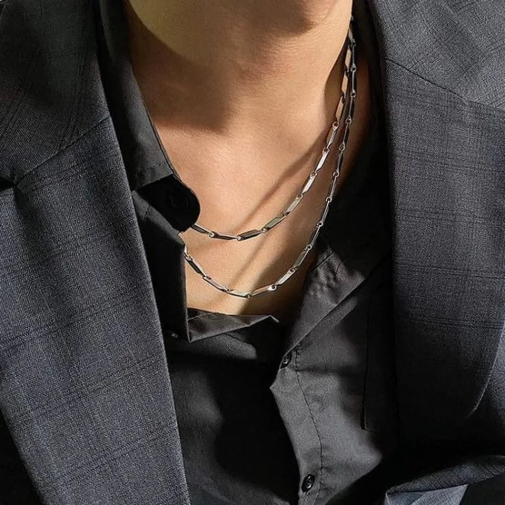 4mm-Mobius-Chain-Necklaces-for-Men-Boys-Thin-Stainless-Steel-Geometric ...