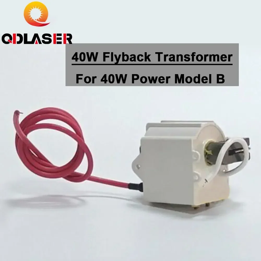 QDLASER High Voltage Flyback Transformer 40W for CO2 40W Laser Power ...