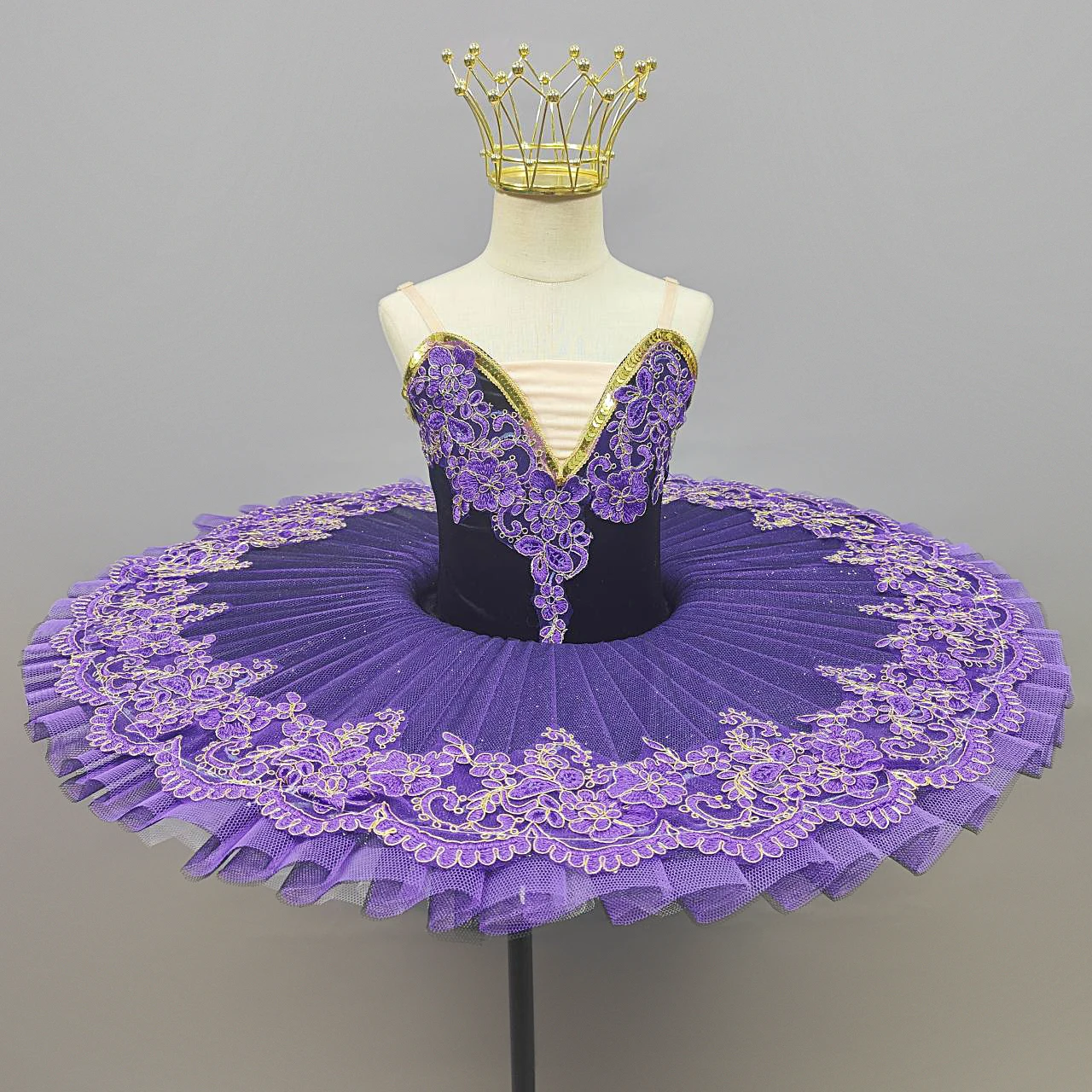 Purple-Professional-Ballet-Tutus-Swan-Lake-Ballet-Tutu-Kids-Costume-Ballet-Outfit-For-Girls ...